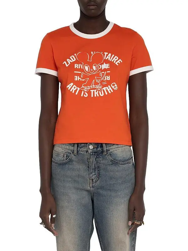 Zadig&Voltaire Woos Tee - Tangerine