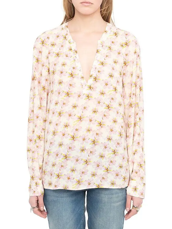 Zadig&Voltaire Torny V Neck Tunic - Pear