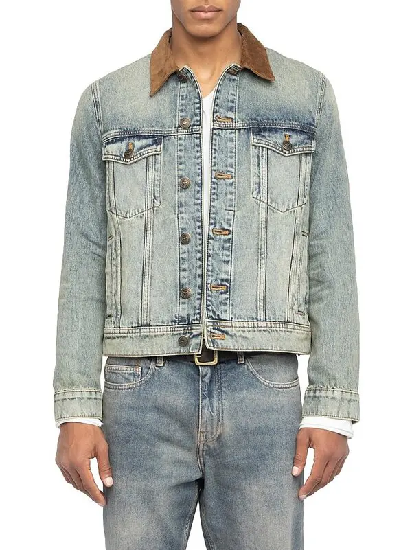 Zadig&Voltaire Denim Trucker Jacket - Light Blue