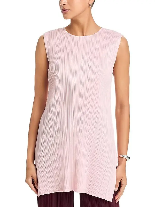 Issey Miyake Sleeveless Tunic - Light Pink