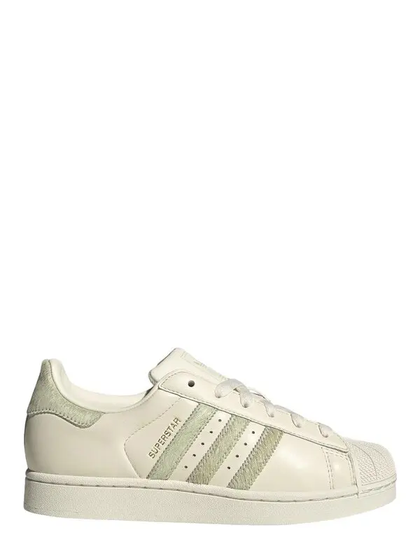 Adidas Superstar Ii Sneakers - Off White/linen Green/gold Metallic