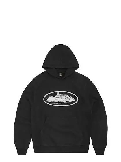 CORTEIZ Alcatraz Hoodie - Black & White