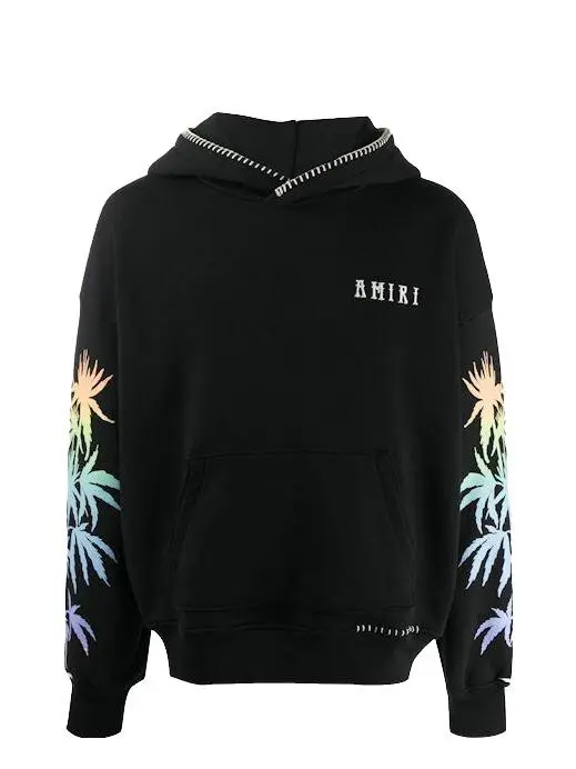Amiri Eternal Happiness Oversized Fit Hoodie - Black