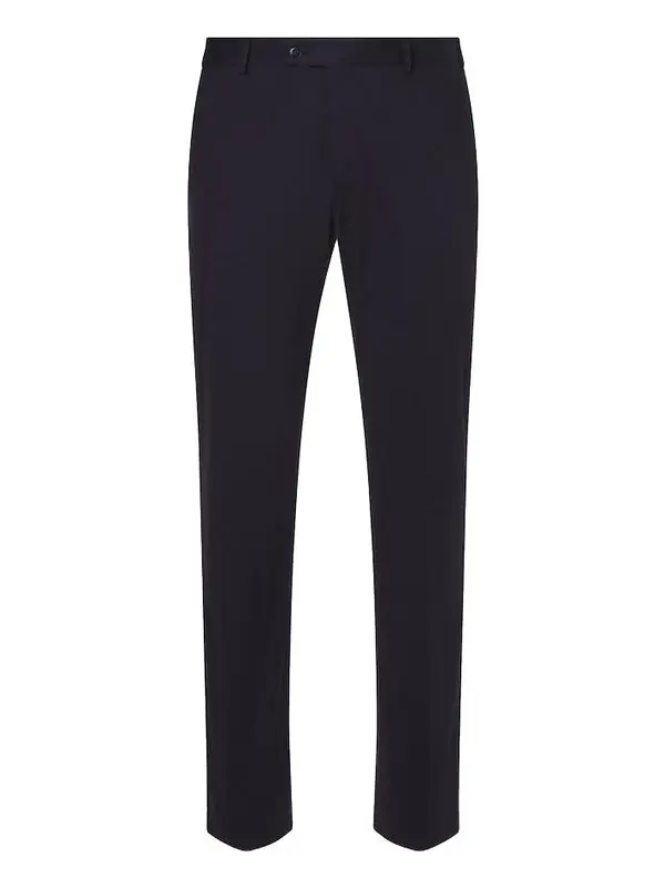 Brioni Pienza Cotton-blend Straight Pants - Blue