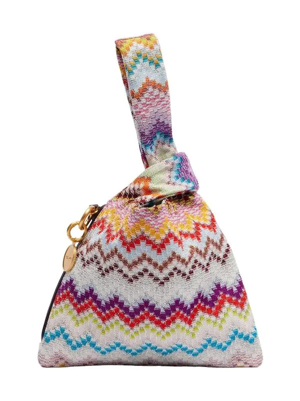 Missoni Jacquard Top-handle Bag - Multicoloured