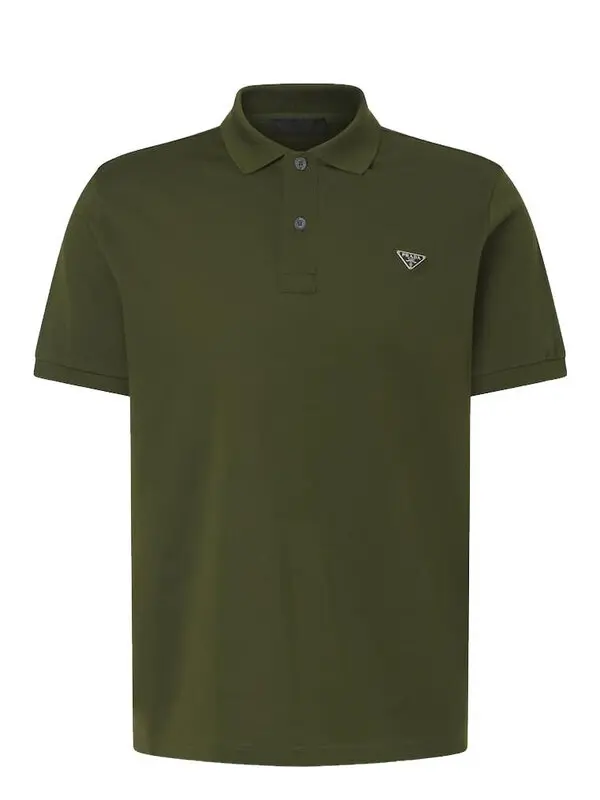 Prada Cotton Polo Shirt - Green