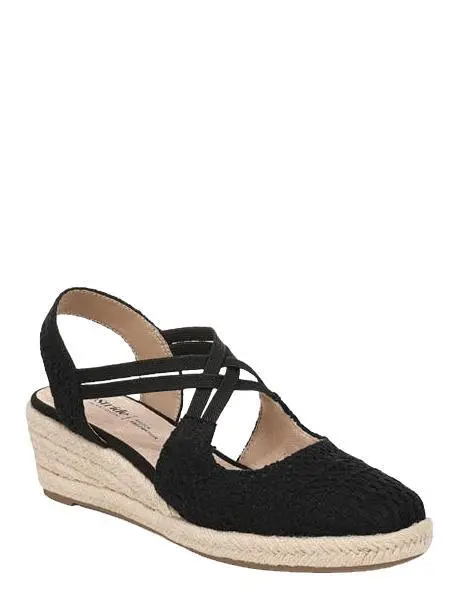 LIFESTRIDE Patience Wedge Sandal - Black