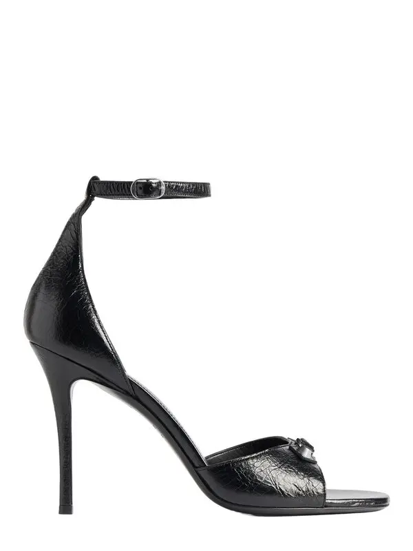 Balenciaga City Uptown 100mm Sandal - Black