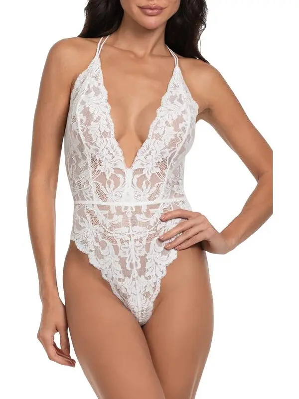 IN BLOOM BY JONQUIL Lorena Lace Teddy - Ivory