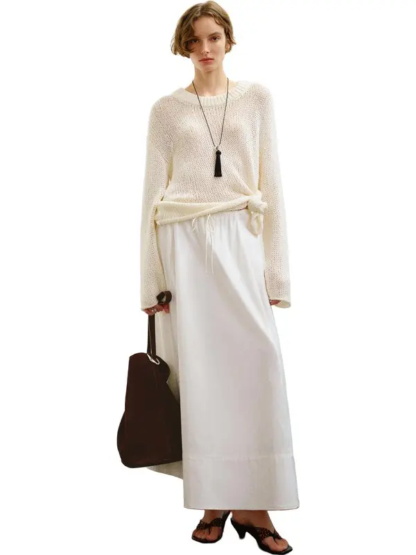 REFORMATION Cleo Skirt - Ivory