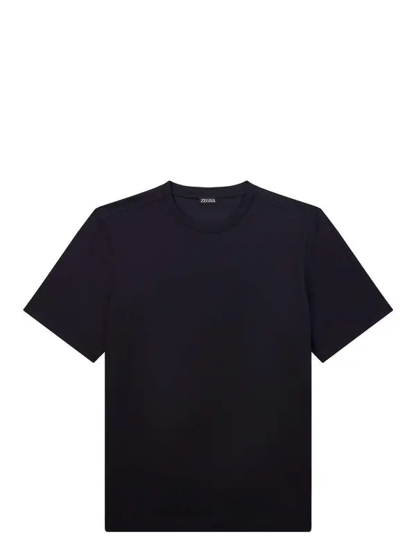 Zegna Wool T-shirt - Black