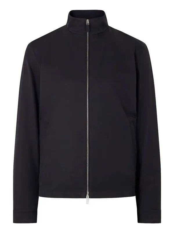 Zegna Motorin 100cc Jersey Blouson Jacket - Blue
