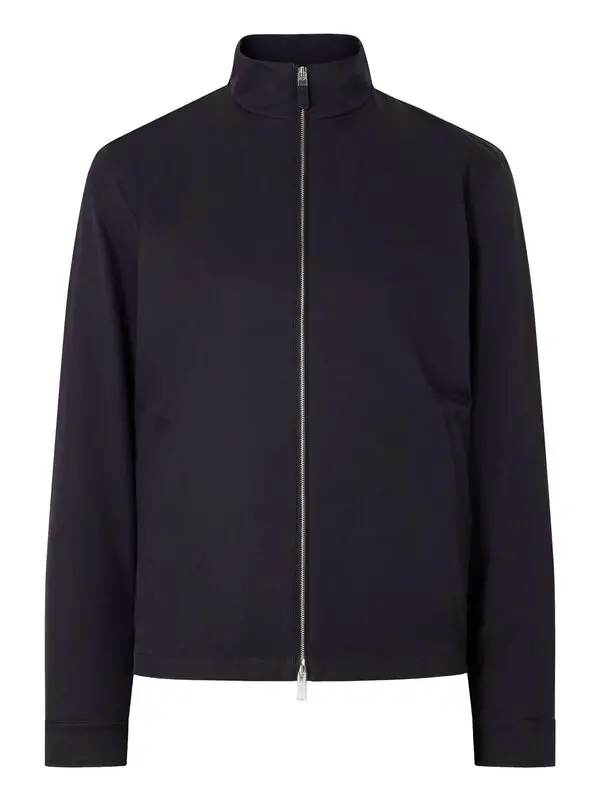 Zegna Motorin 100cc Jersey Blouson Jacket - Navy