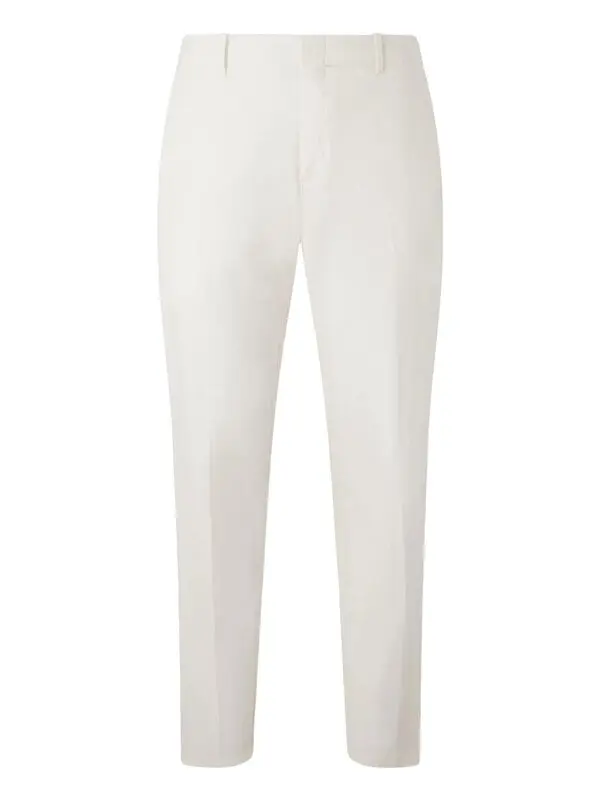 Orlebar Brown Straight-leg Stretch Linen And Cotton-blend Trousers - Neutrals