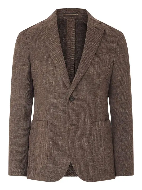 SLOWEAR Incotex Cotton Blazer - Brown