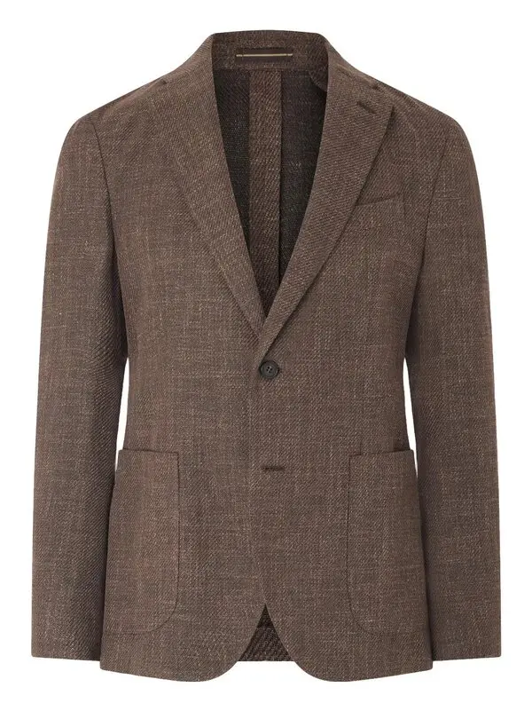 SLOWEAR Incotex Cotton Blazer - Brown