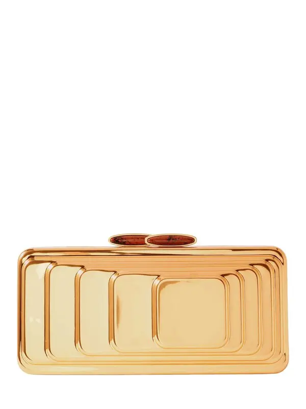Zimmermann Alight Embellished Clutch - Gold