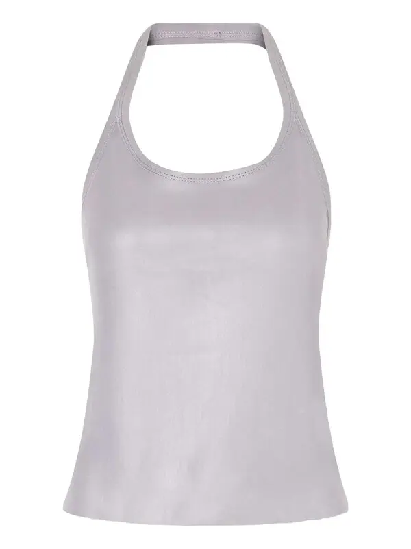 Stouls Leather Tank - Gray