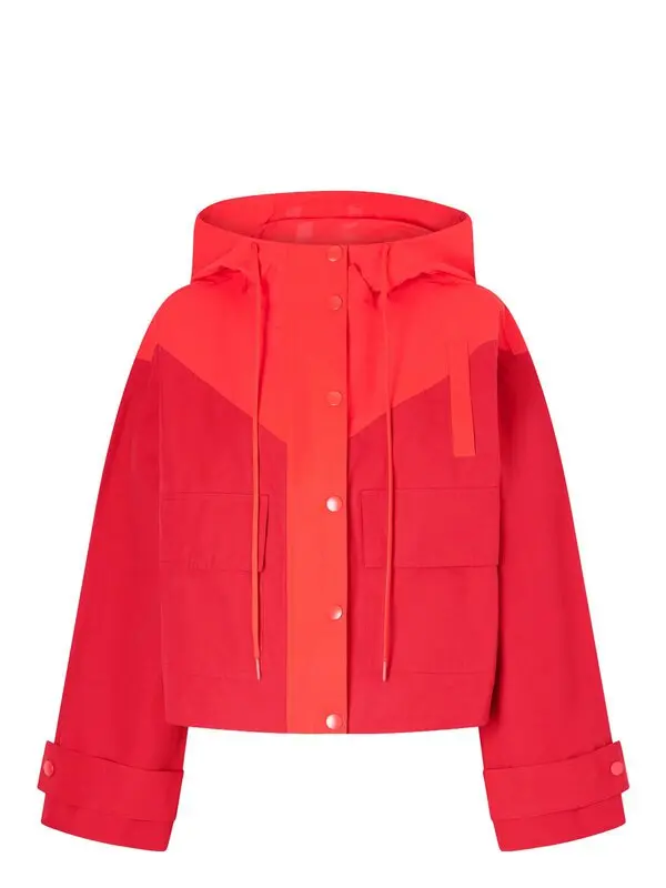 Staud Alta Hooded Jacket - Red