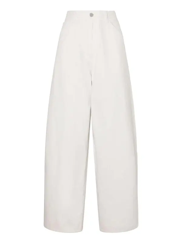 LEMAIRE Mid-rise Wide-leg Jeans - White