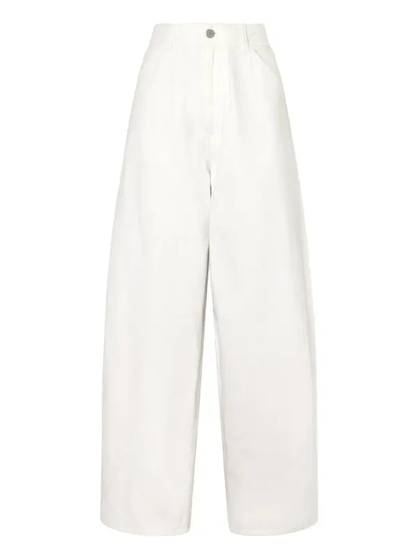 LEMAIRE Mid-rise Wide-leg Jeans - White