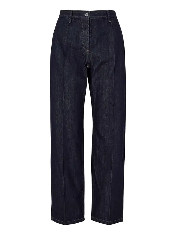 JIL SANDER Mid-rise Straight-leg Jeans - Dark Denim