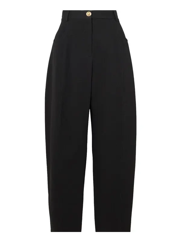 BLAZÉ MILANO Sorraia Tapered Twill Pants - Black
