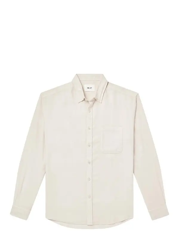Nn07 Deon 5027 Lenzing™ Ecovero™-blend Shirt - Neutrals