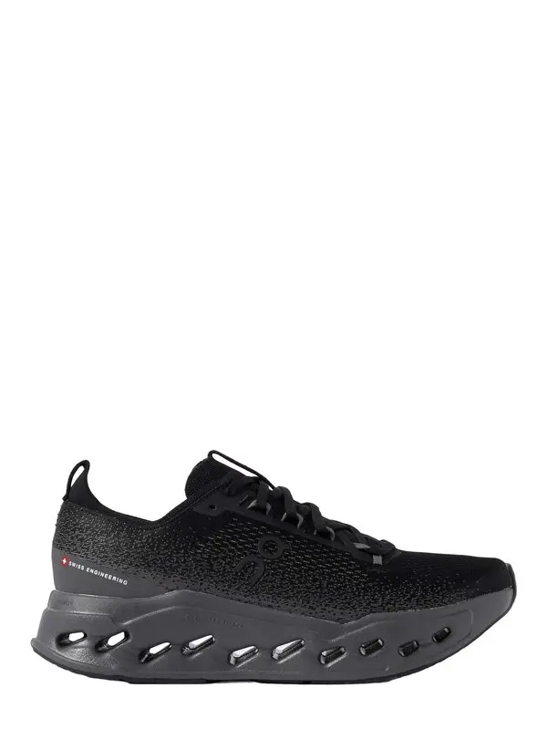 On Cloudsurfer Max Rubber-trimmed Sneakers - Black