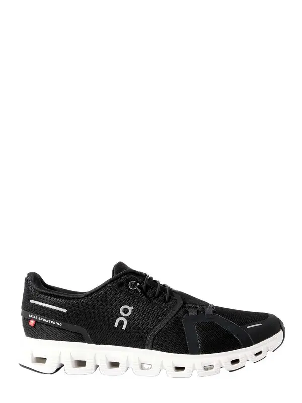 On Cloud 6 Rubber-trimmed Mesh Slip- Sneakers - Black