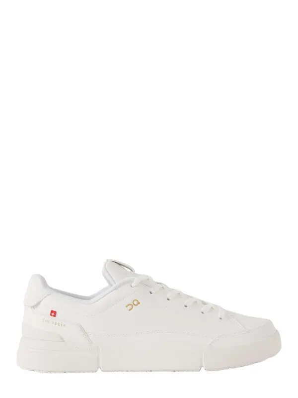 On Roger Federer The Roger Centre Court Mesh Tennis Sneakers - White