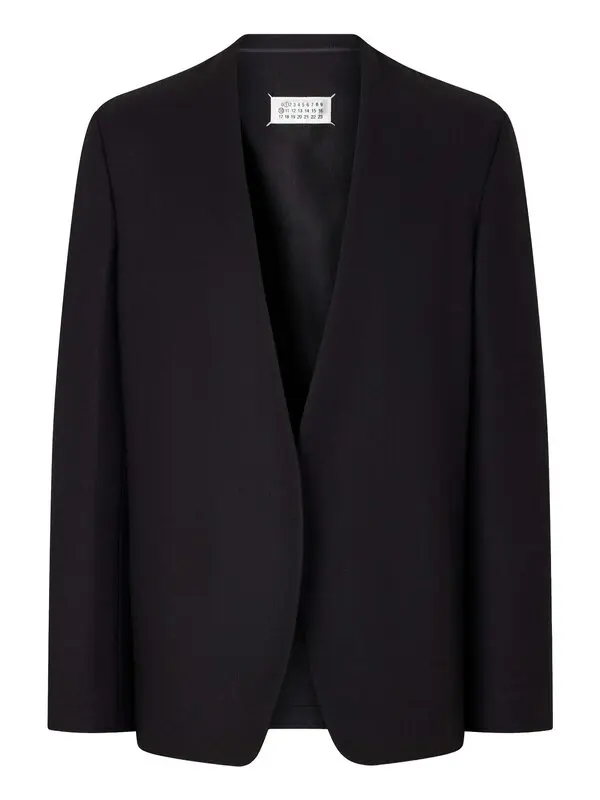 MAISON MARGIELA Virgin Wool-twill Blazer - Black