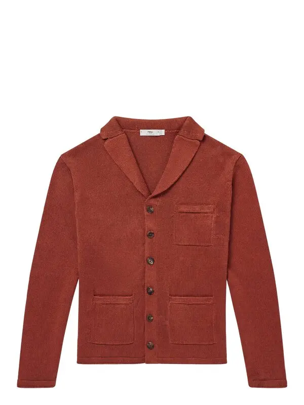 Inis Meáin Linen Pub Jacket - Red