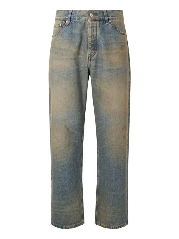 Jacquemus Le De-nîmes Berger Straight-leg Jeans - Navy