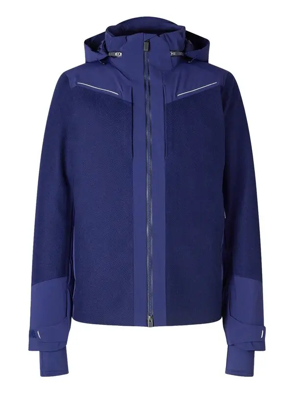 Kjus Frostline Padded Wool Hooded Jacket - Blue