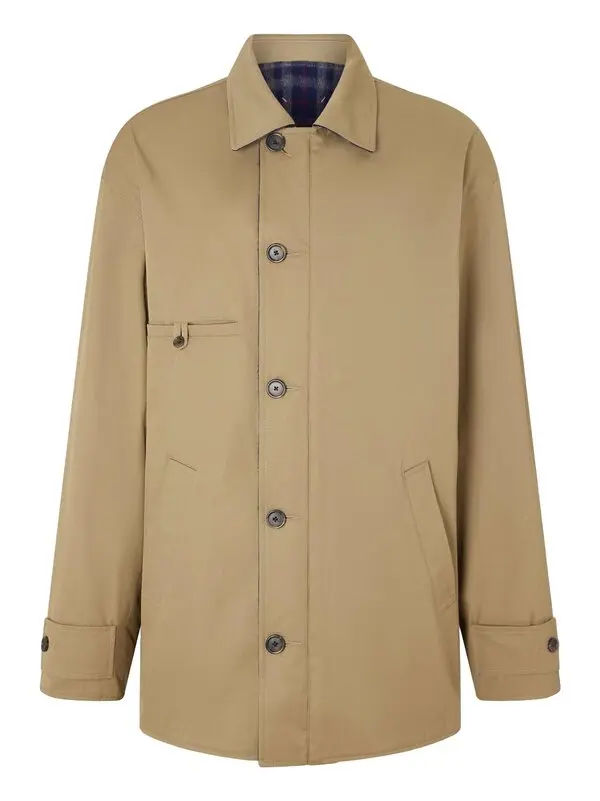 MAISON MARGIELA Oversized Padded Cotton-gabardine Jacket - Beige