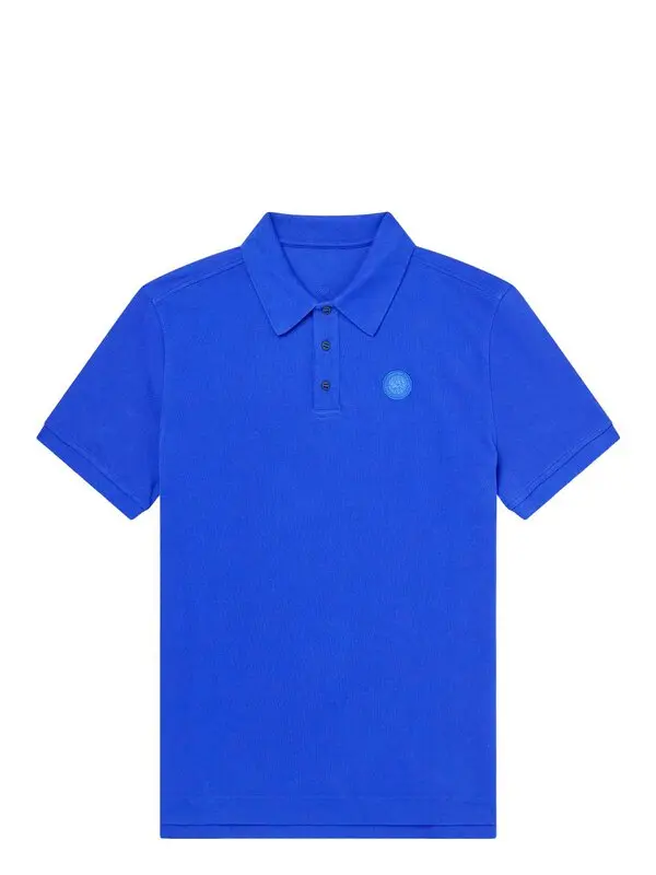 Canada Goose Beckley Logo-appliquéd Paneled Cotton-piqué Polo Shirt - Blue