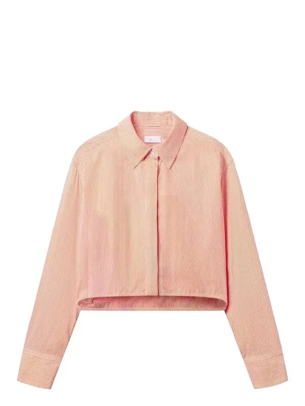 A.L.C. Maude Striped Shirt - Orange