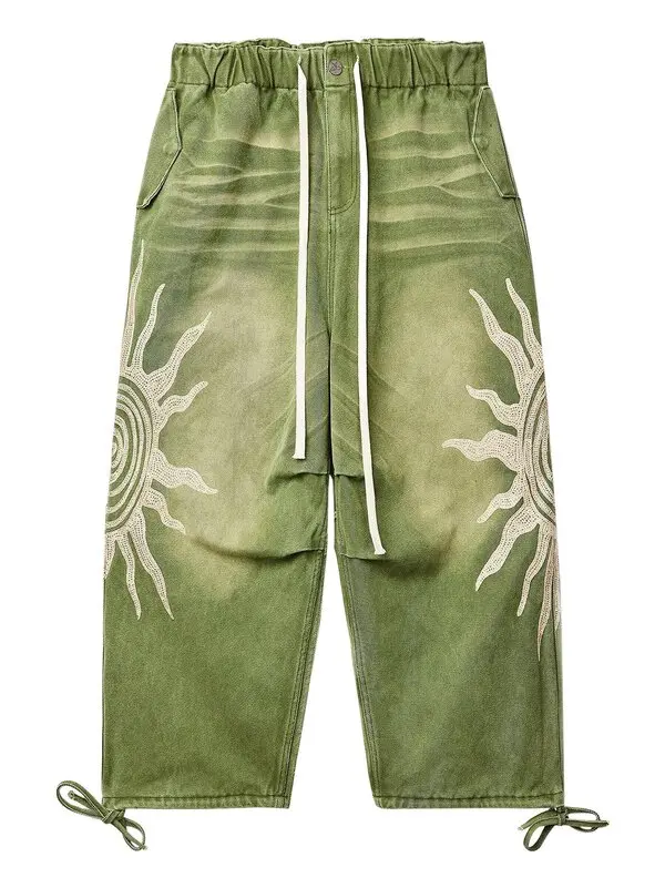 VALE FOREVER Forest Sun Pants - Green