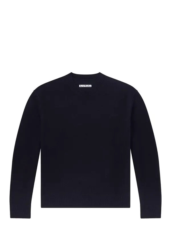 Acne Studios Klimi Cashmere-blend Sweater - Black