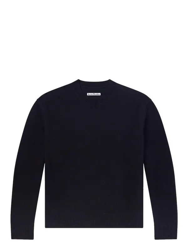 Acne Studios Klimi Cashmere-blend Sweater - Black