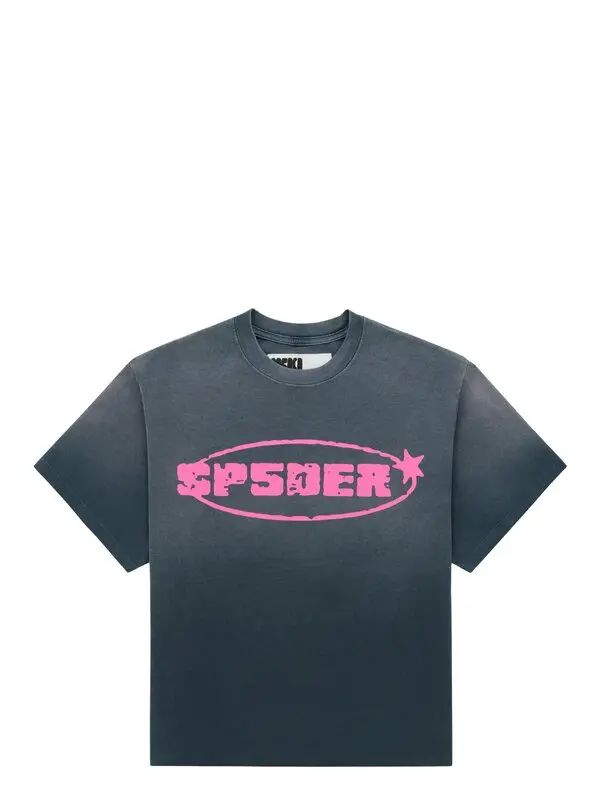 SP5DER Oval Star Tee - Black