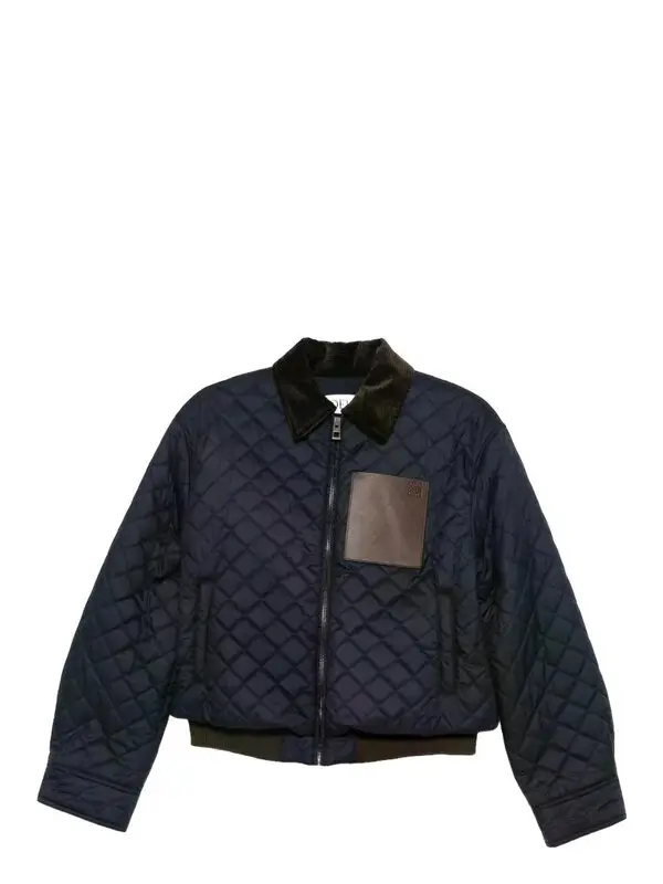 Loewe Quilted Jacket - Blue