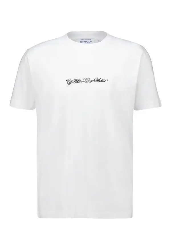 Off-White Slim Fit Script Arrow T-shirt - White