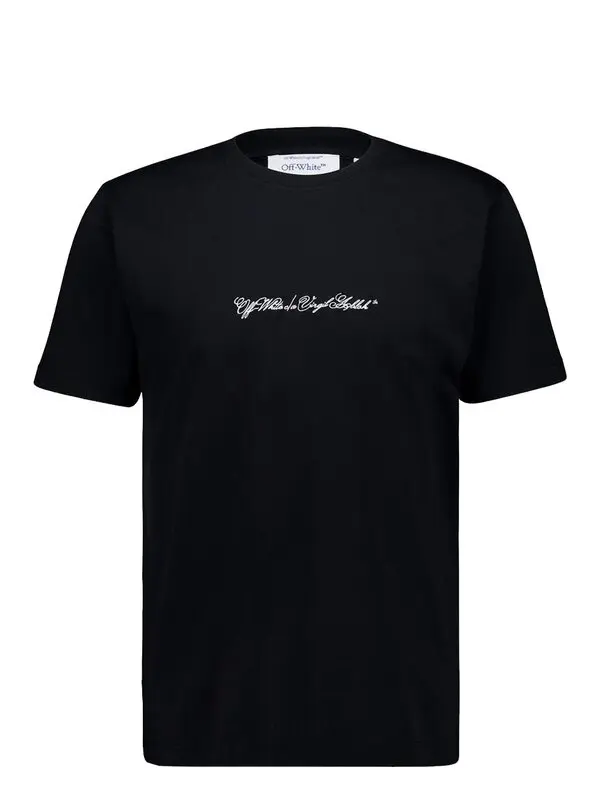 Off-White Slim Fit Script Arrow T-shirt - Black