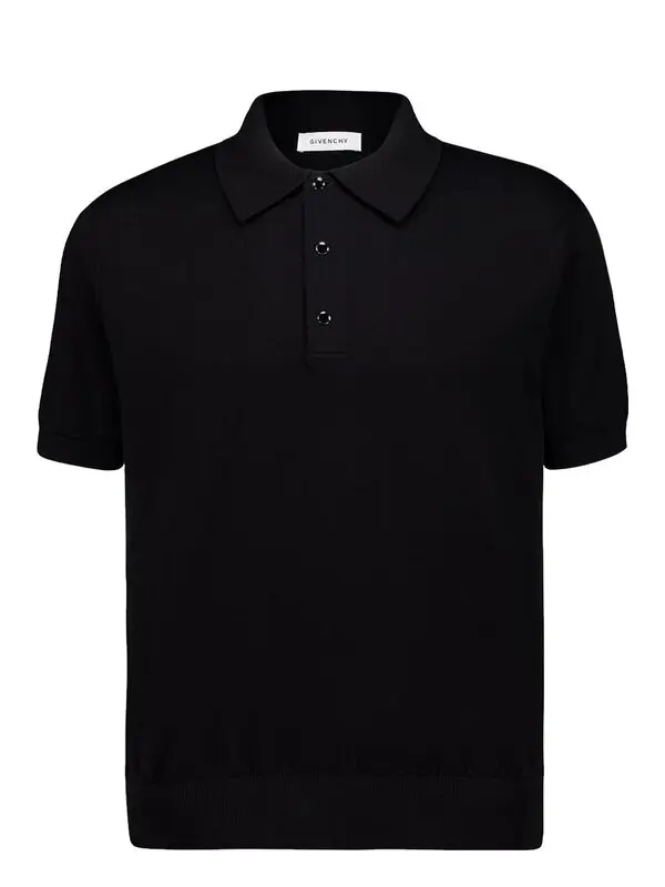 Givenchy Cotton Polo Shirt - Black