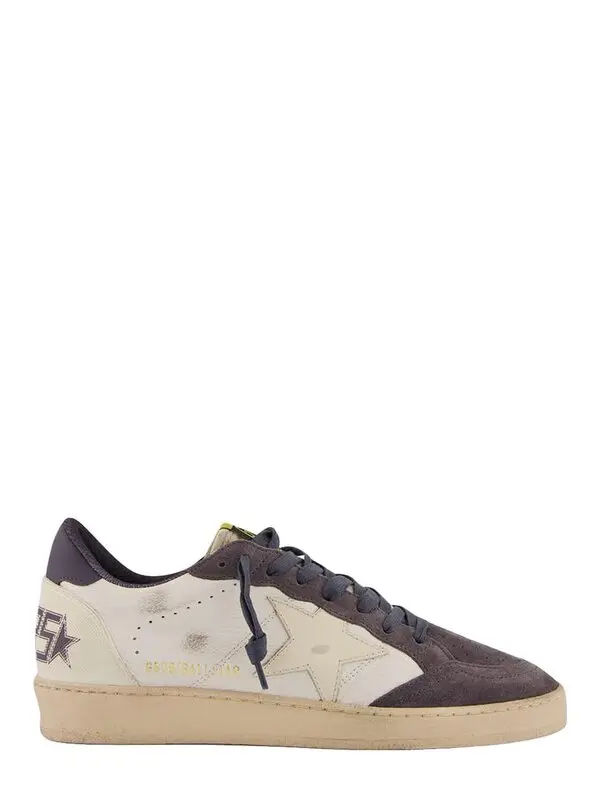 GOLDEN GOOSE Ball Star Leather Sneakers - Multicolour