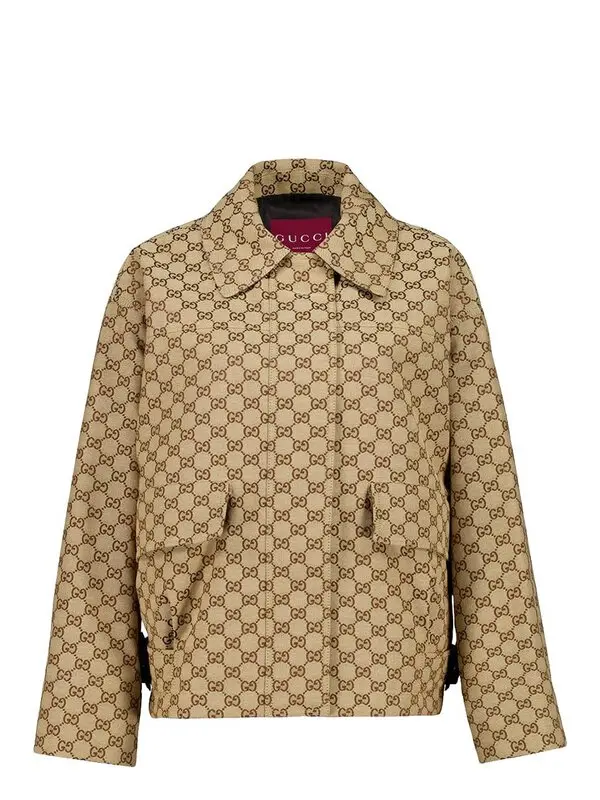 Gucci Gg Cotton Jacket - Beige