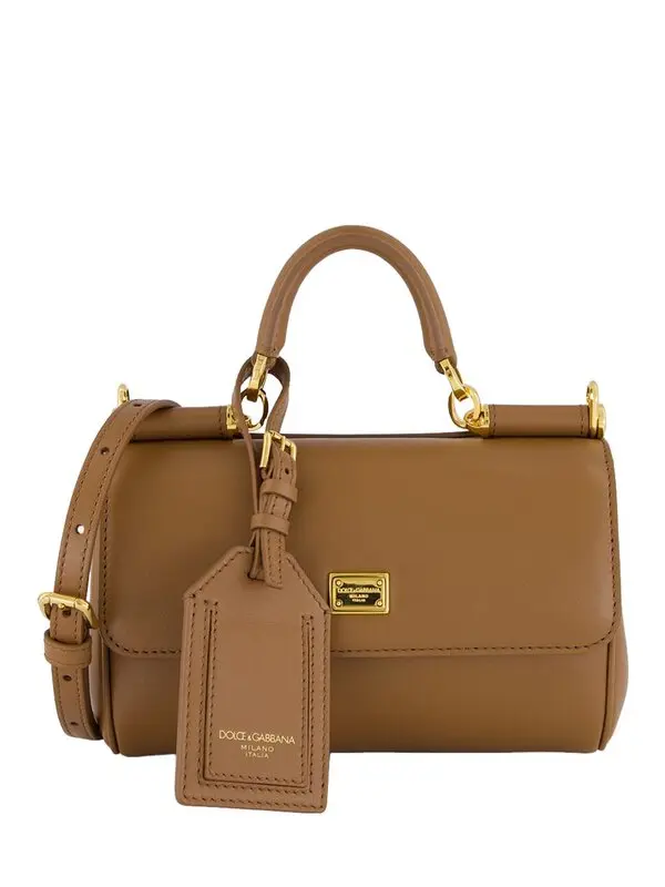 Dolce & Gabbana Mini My Sicily Handbag - Brown