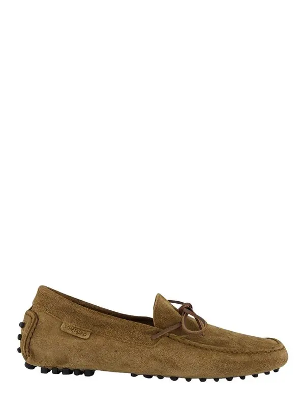 TOM FORD Suede Loafers - Brown